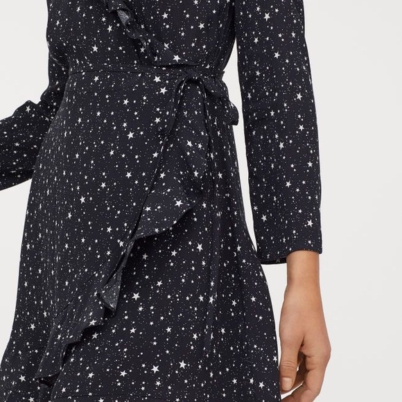 H&M | Dresses | Hm Star Wrap Dress | Poshmark